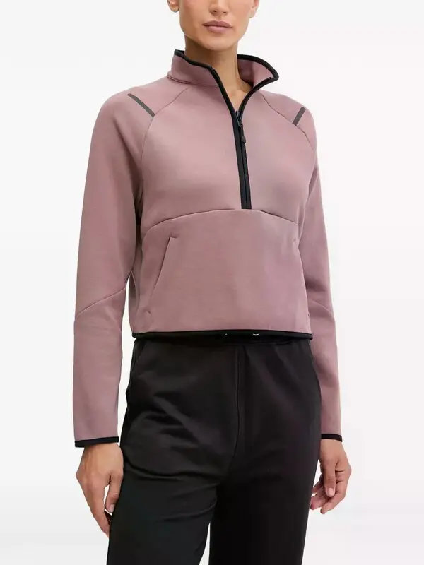Under Armour Quarter-zip Logo-print Sweatshirt