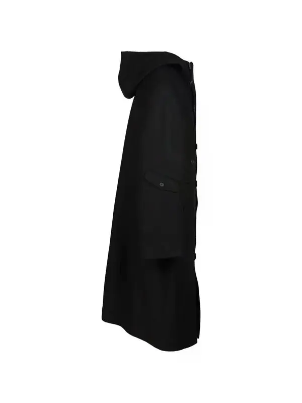 Yohji Yamamoto Hooded Military Coat