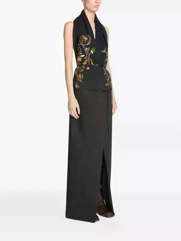 Dries Van Noten Embroidered Scarf