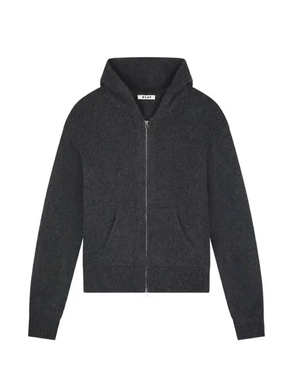 OLAF Zip-up Knit Cardigan