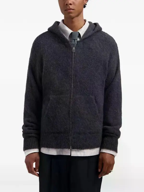 OLAF Zip-up Knit Cardigan
