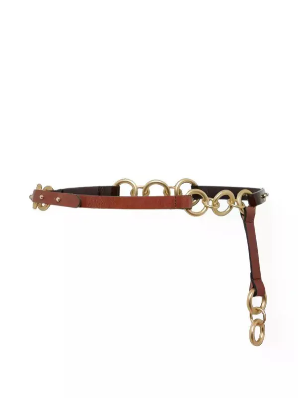 Dorothee Schumacher Chain-link Leather Belt - Brown