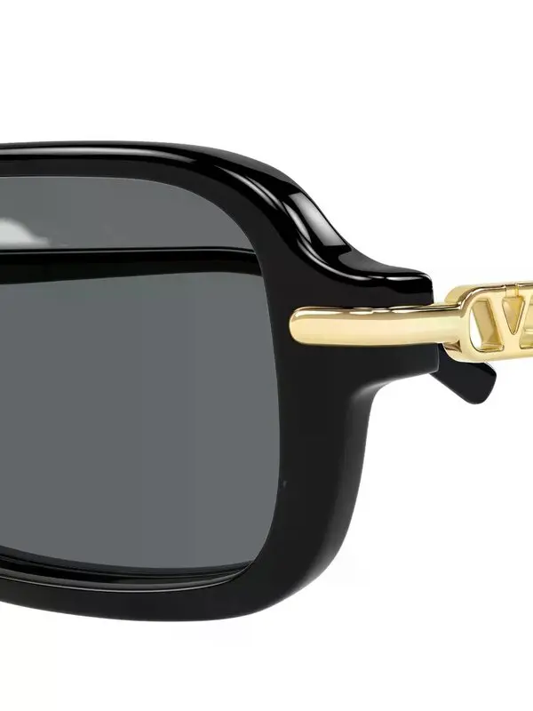 Valentino Garavani Vlogo Rectangle-frame Sunglasses