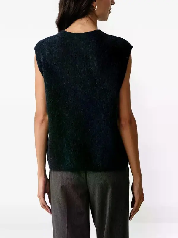 MOS MOSH Almine Button-up Sleeveless Cardigan