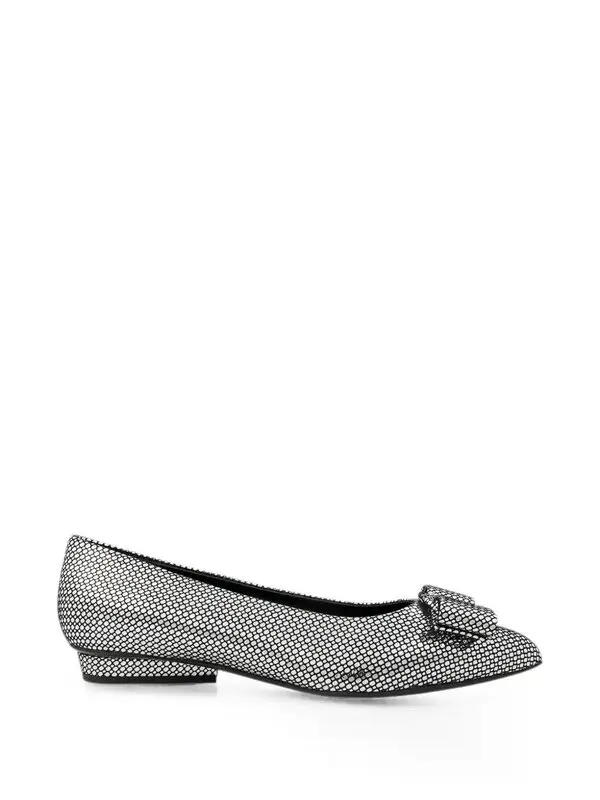 FERRAGAMO Viva Bow-detail Flat Pumps