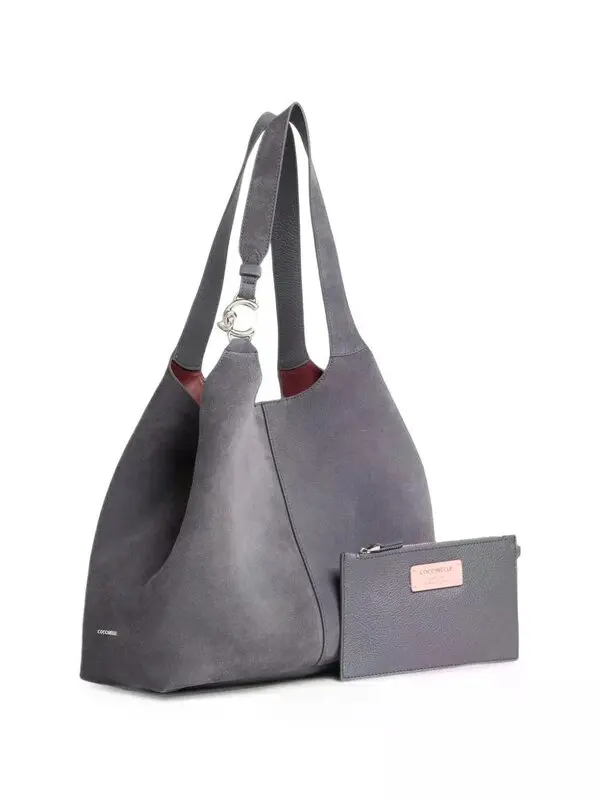 COCCINELLE Large C-easy Suede Tote Bag