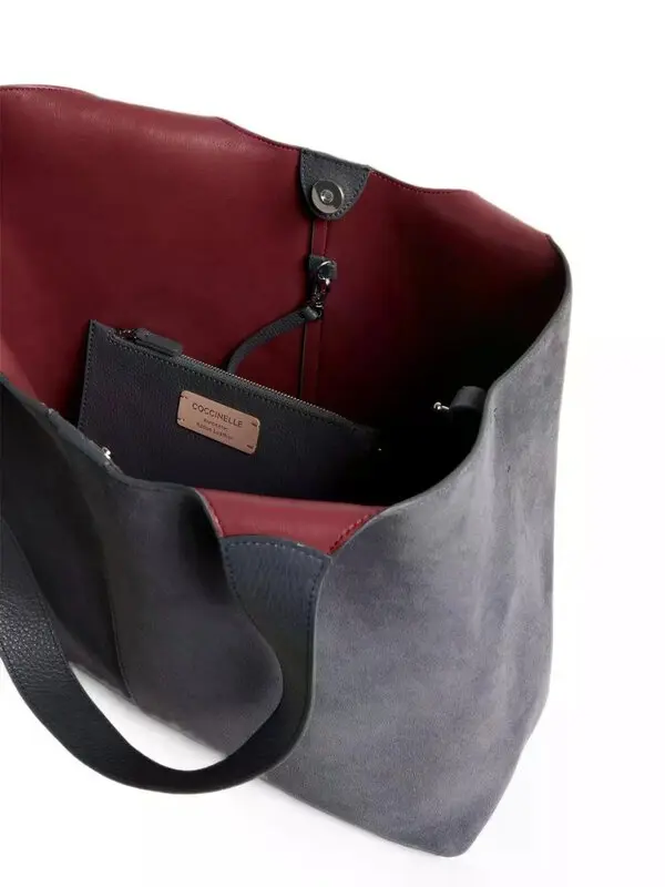 COCCINELLE Large C-easy Suede Tote Bag