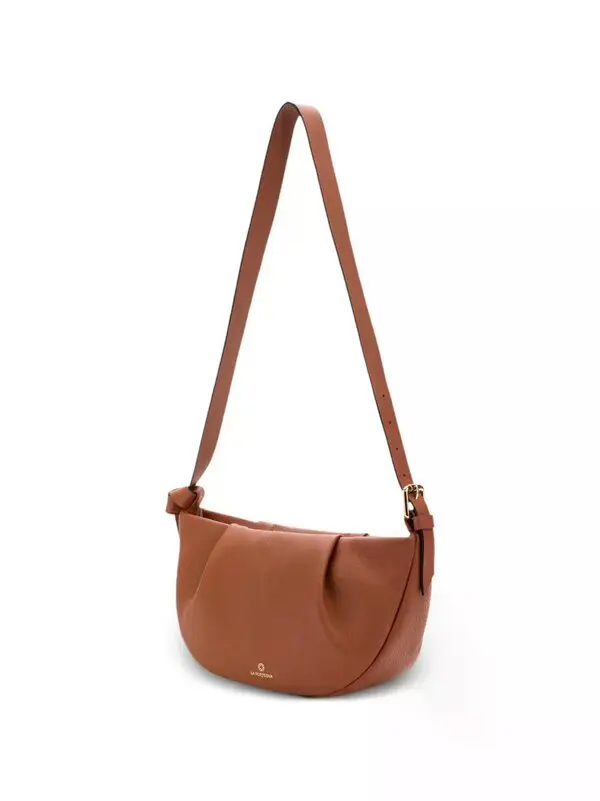 LA PORTEGNA Claudia Leather Shoulder Bag