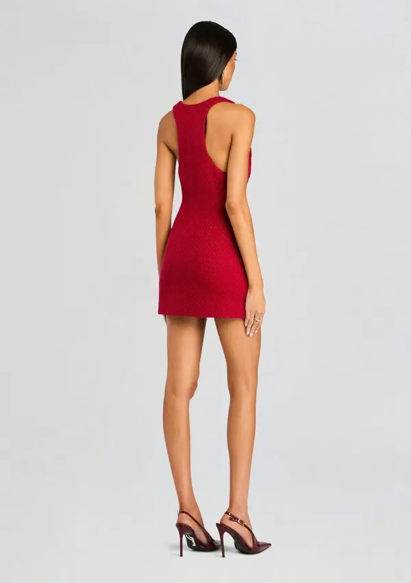 SEROYA Harlowe Boucle Mini Dress