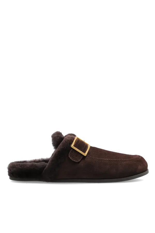 JIMMY CHOO Biker’ Slides - Brown