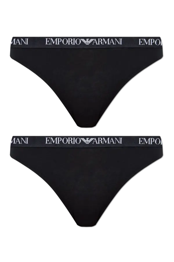 Emporio Armani Two-pack Of Figs With Logo