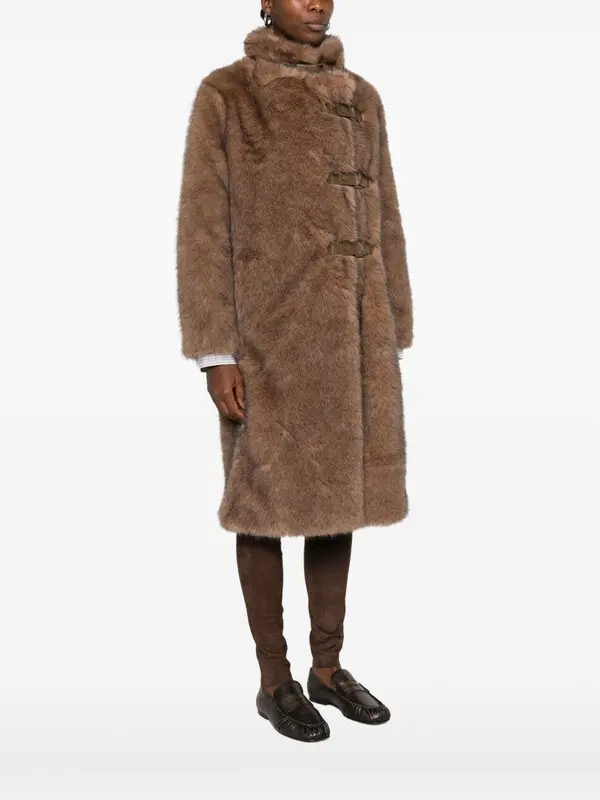 MOLLIOLLI Bee Faux Leather Coat