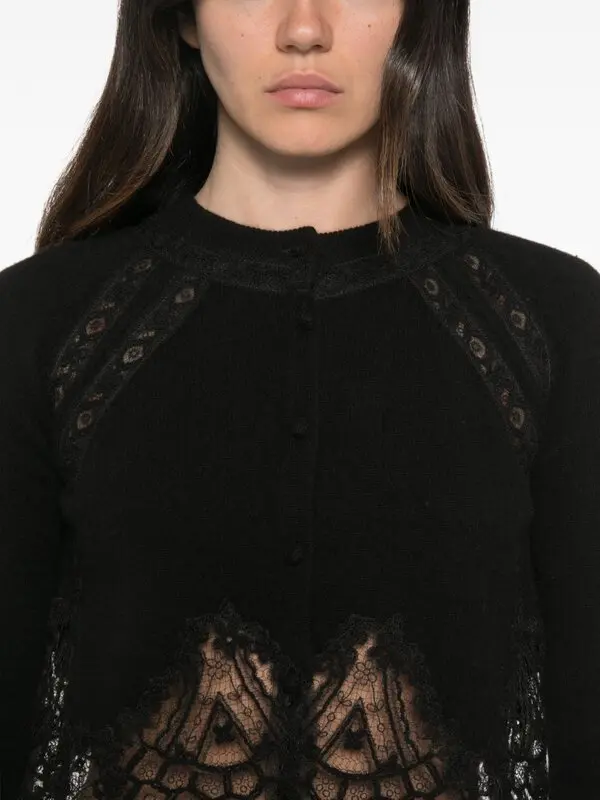 Ermanno Scervino Cashmere Lace Cardigan