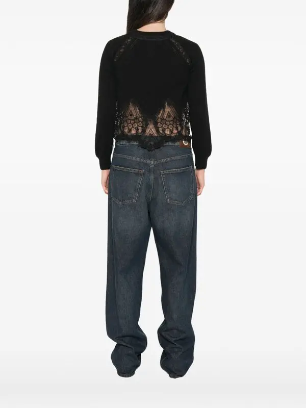 Ermanno Scervino Cashmere Lace Cardigan