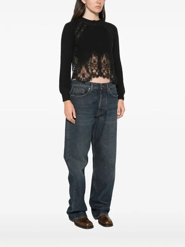 Ermanno Scervino Cashmere Lace Cardigan