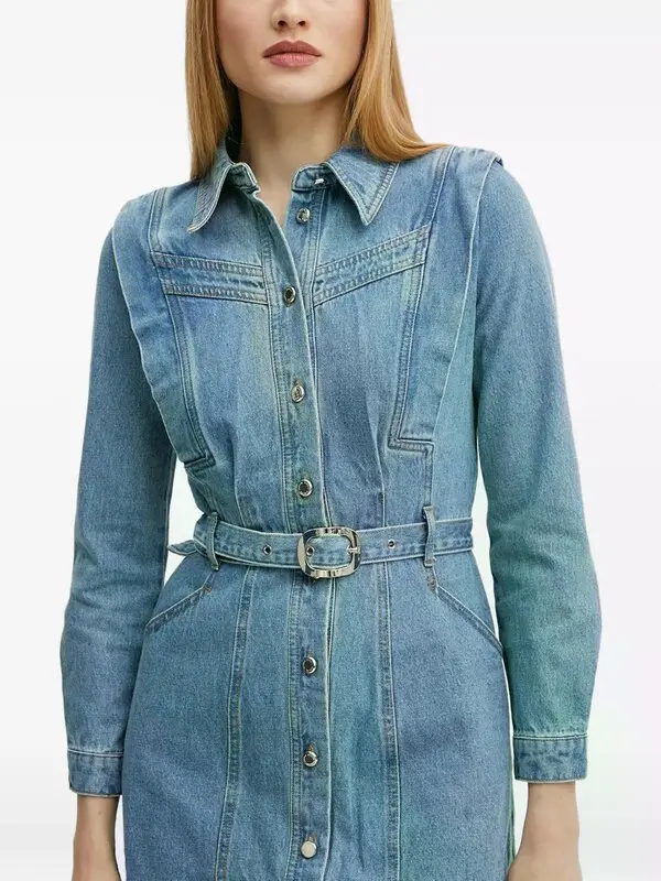MORGAN Ricoli Belted Shirt Mini Dress