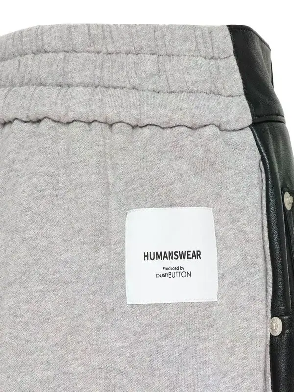 PUSHBUTTON Mini-skirt-layered Track Pants