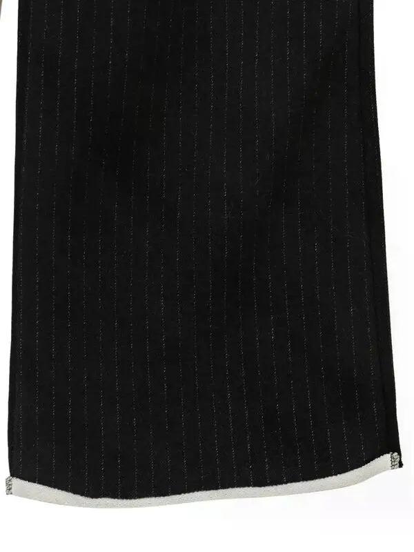 Undercover Pinstripe Raw-edge Trousers