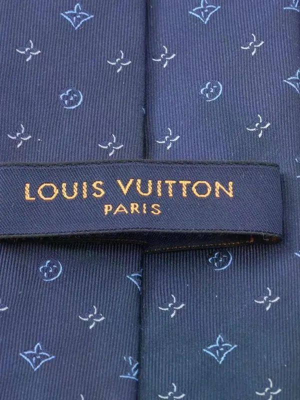 LOUIS VUITTON 2018 Monogram 3d Tie - Blue