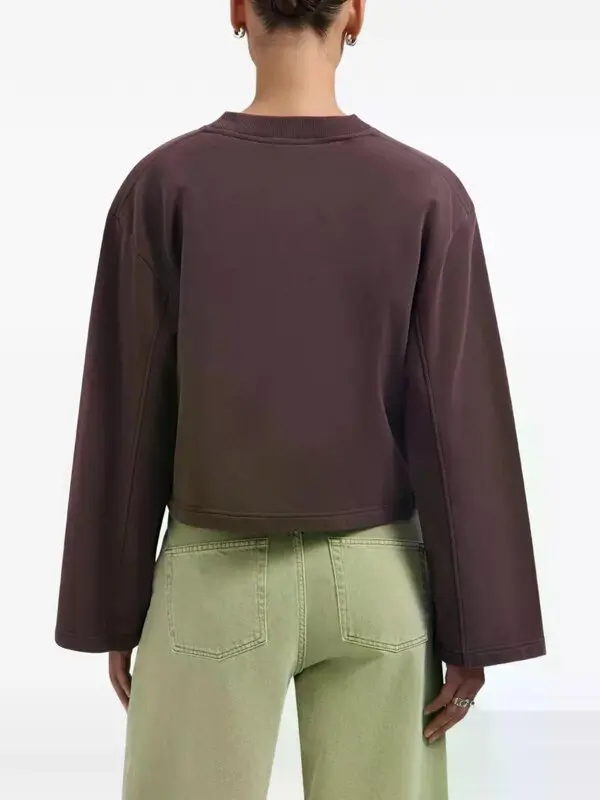 OLAF Logo-embroidered Cropped Sweater