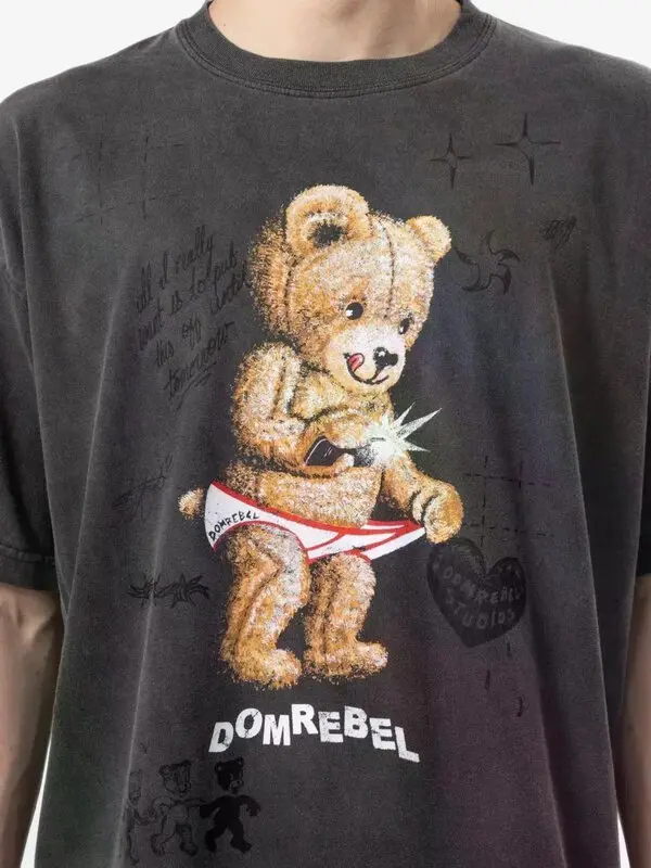 DOMREBEL Snap Sketch Graphic-print T-shirt