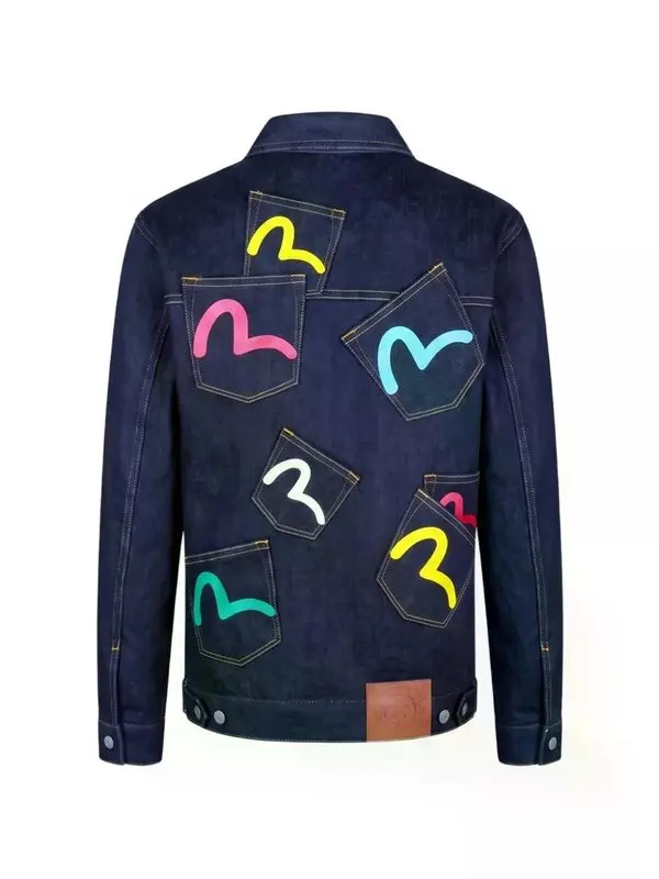 EVISU Multi-pocket Denim Jacket