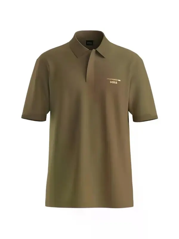BOSS Logo-print Short-sleeve Polo Shirt