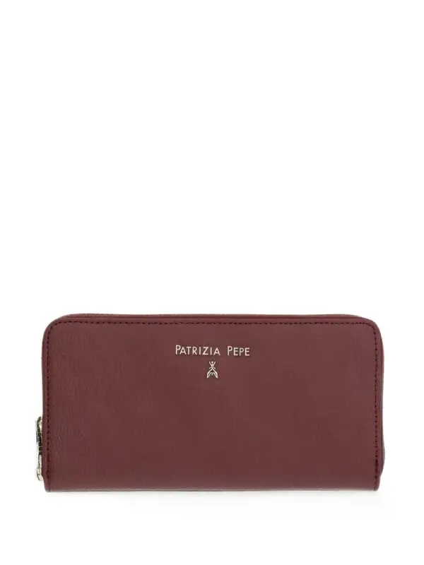 Patrizia Pepe Logo-plaque Zip-around Wallet - Red