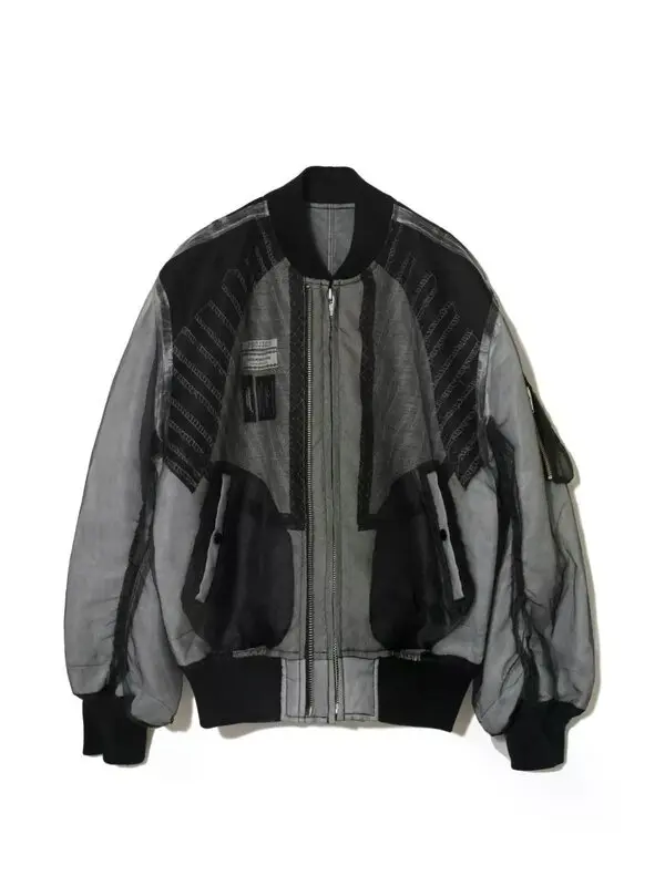 Undercover Sheer-panel Patchwork Jacket