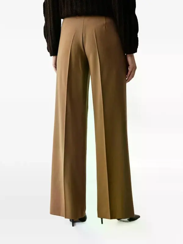 Luisa Spagnoli Pressed-crease Wide-leg Trousers