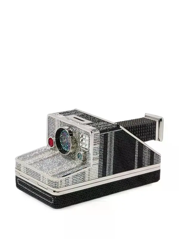 Judith Leiber Image Elsa Crystal-embellished Camera Mini Bag - Black