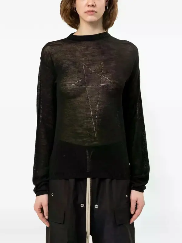 Rick Owens Penta Sheer Sweater