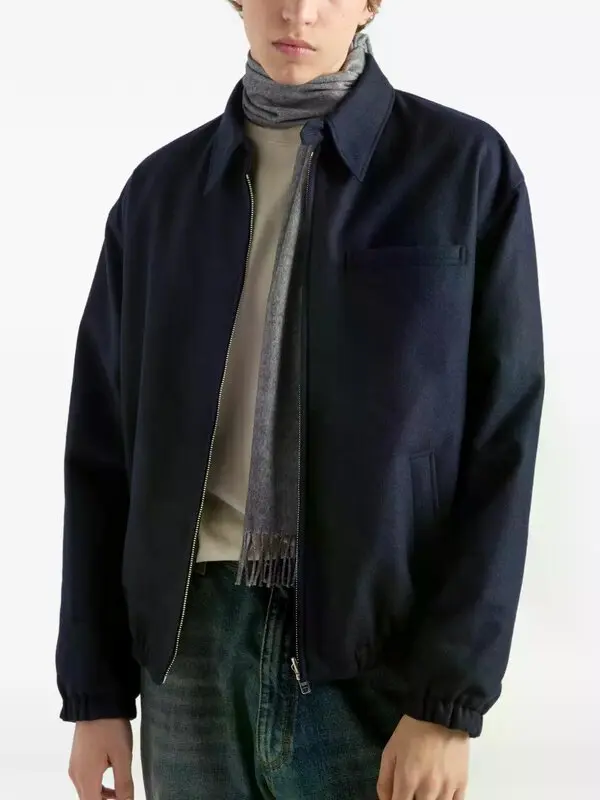 Prada Re-wool Blouson Jacket