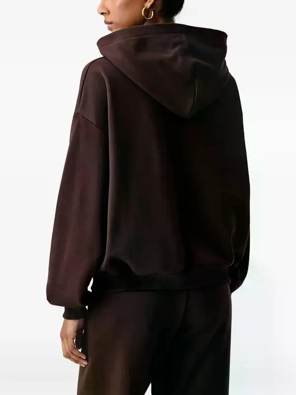 LA MANIA Los Logo-embroidered Jersey Hoodie