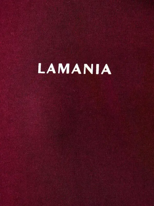 LA MANIA Logo-print Crew-neck T-shirt