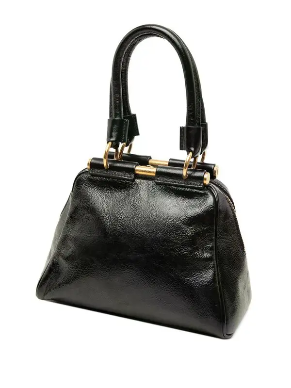 Saint Laurent 2000-2012 Small Patent Majorelle Handbag