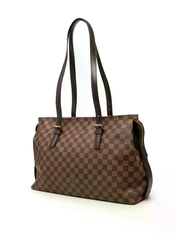 LOUIS VUITTON 1997 Damier Ebene Chelsea Shoulder Bag