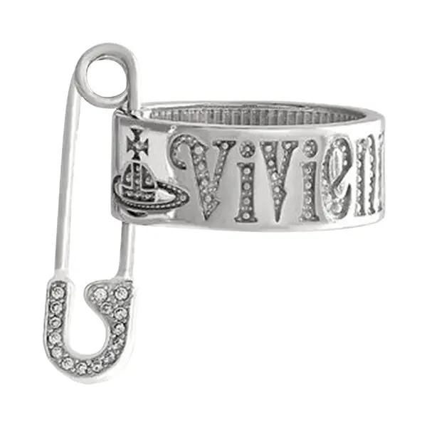 VIVIENNE WESTWOOD Vernon Ring 'platinum - Silver