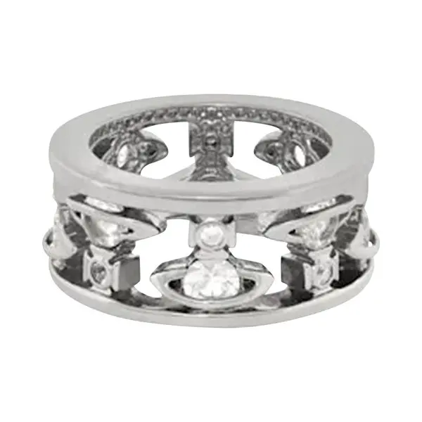 VIVIENNE WESTWOOD Cheshire Ring 'platinum