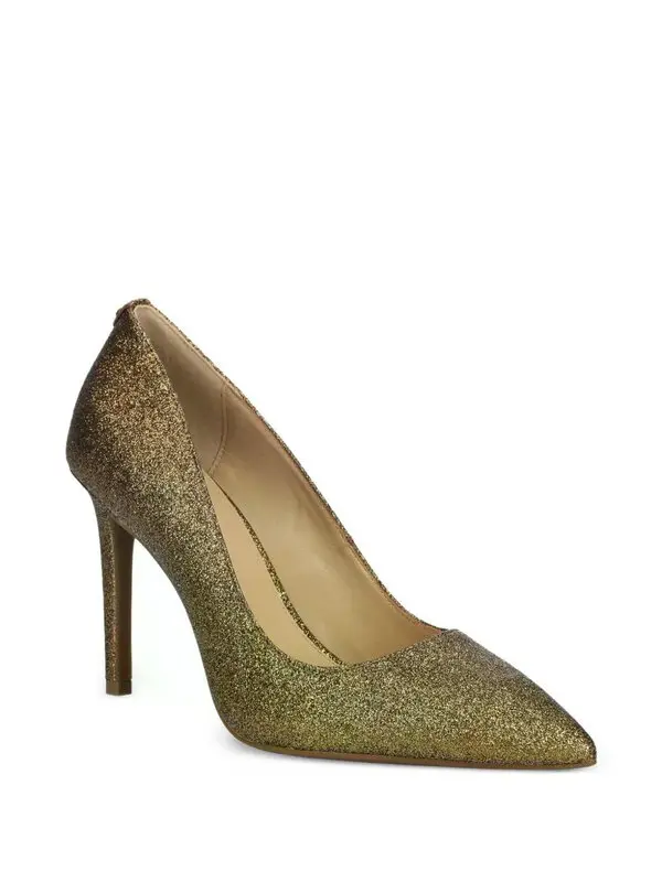 Michael Kors Glitter-effect Pointed-toe Pumps