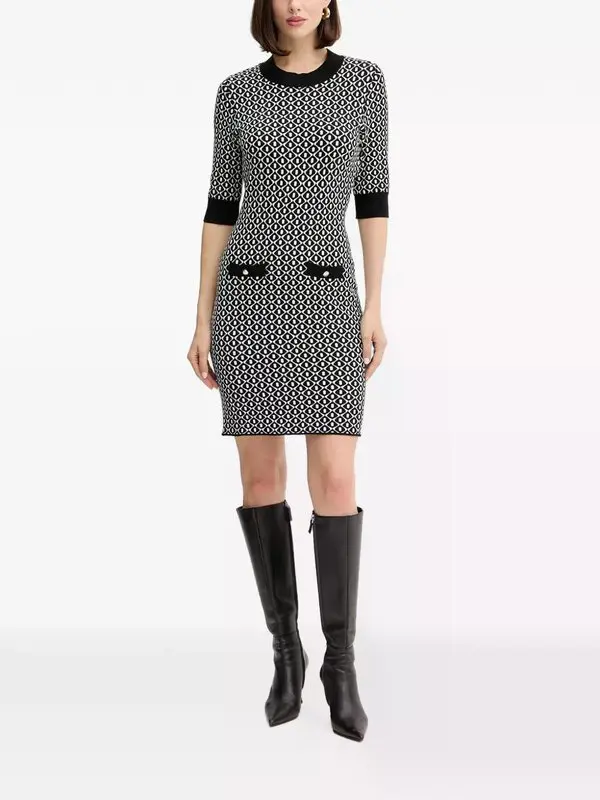 MORGAN Patterned Mini Dress