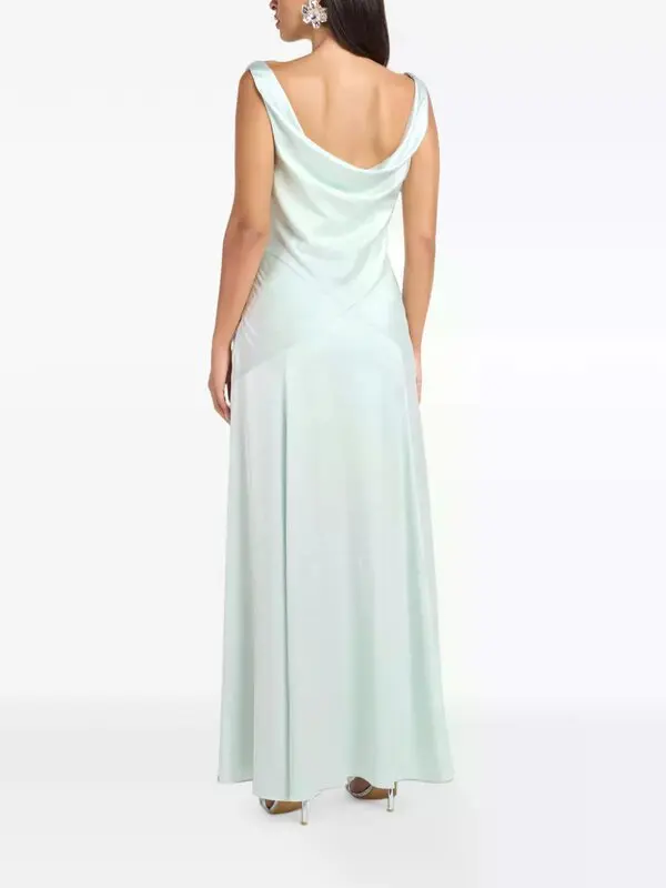 NEEDLE & THREAD Evangeline Cowl-neck Maxi Dress