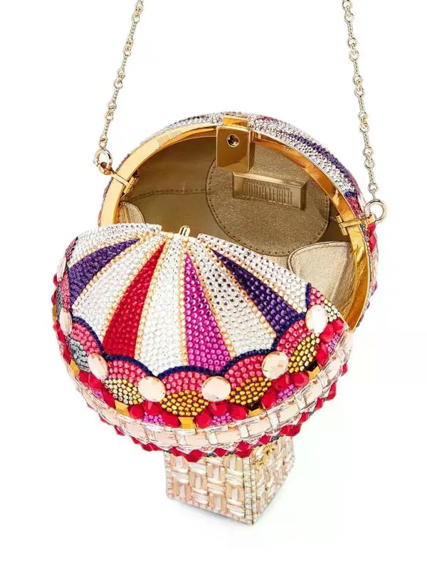 Judith Leiber Hot Air Balloon Savannah Crystal-embellished Mini Bag