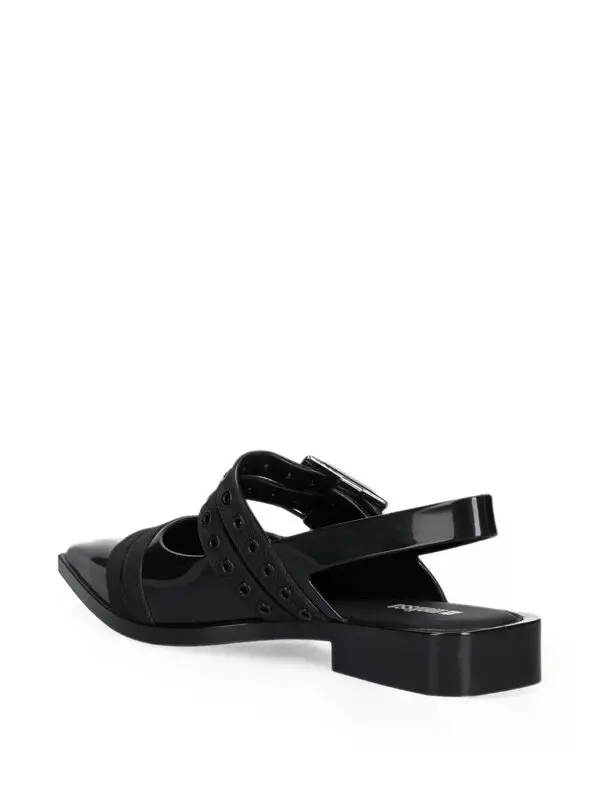 Melissa Buckle-fastening Slingback Ballet Flats