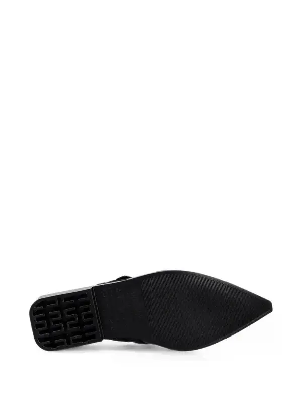 Melissa Buckle-fastening Slingback Ballet Flats