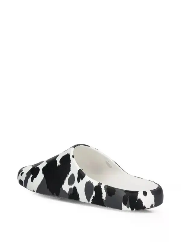 Melissa Free Cow-print Slides