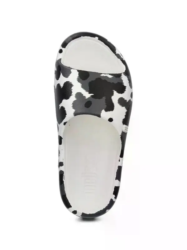 Melissa Free Cow-print Slides
