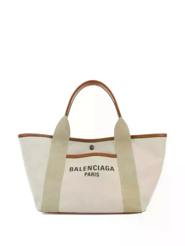 Balenciaga Biarritz Small Tote Bag - Neutrals