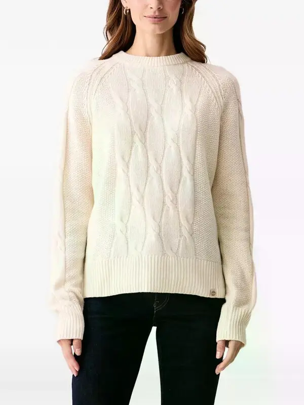 COLMAR Cable-knit Raglan-sleeve Sweater