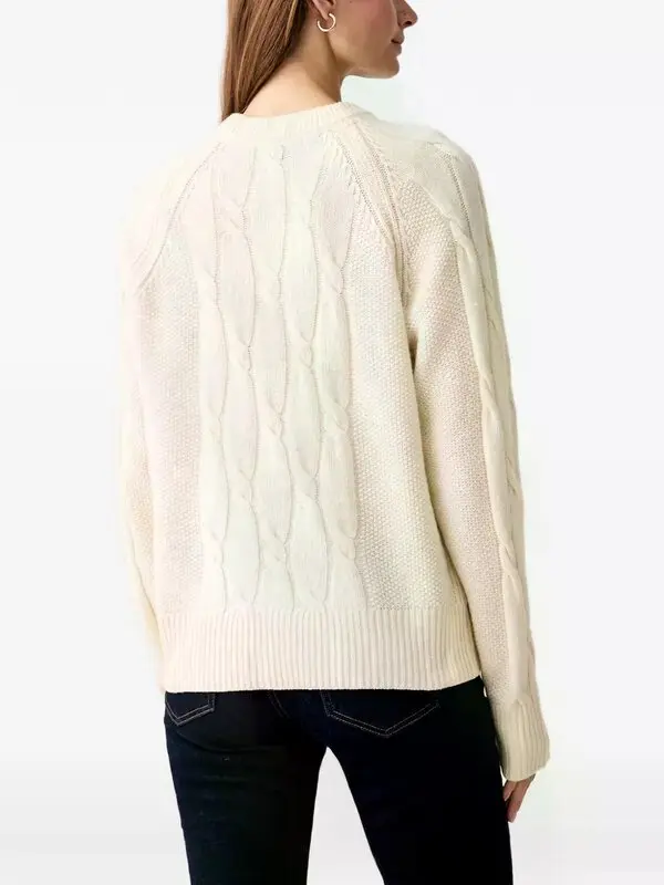 COLMAR Cable-knit Raglan-sleeve Sweater